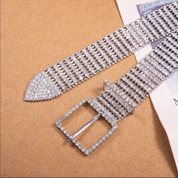 Accessories | Womens Rhinestone Belt | Poshmark